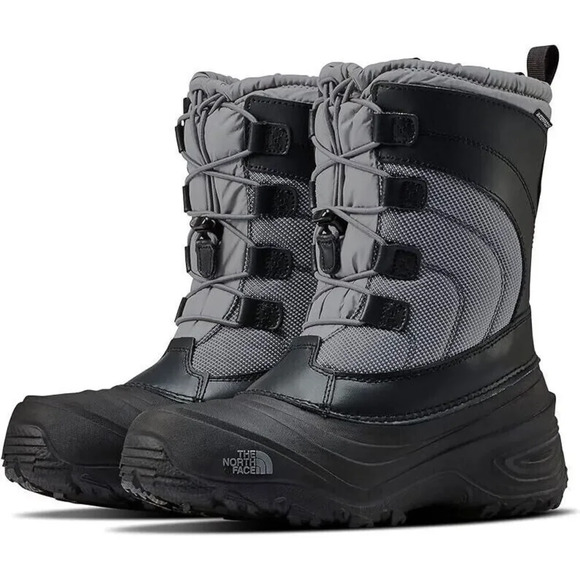 The North Face | Shoes | The North Face Alpenglow Iv Nfa2t5pg69 Kids Gray Waterproof Snow Boots ...
